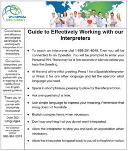 Interpretation Support Materials » WorldWide Interpreters